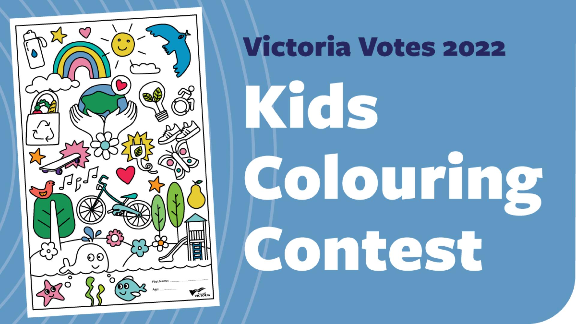 Victoria Votes 2022 Kids Colouring Contest | City of Victoria