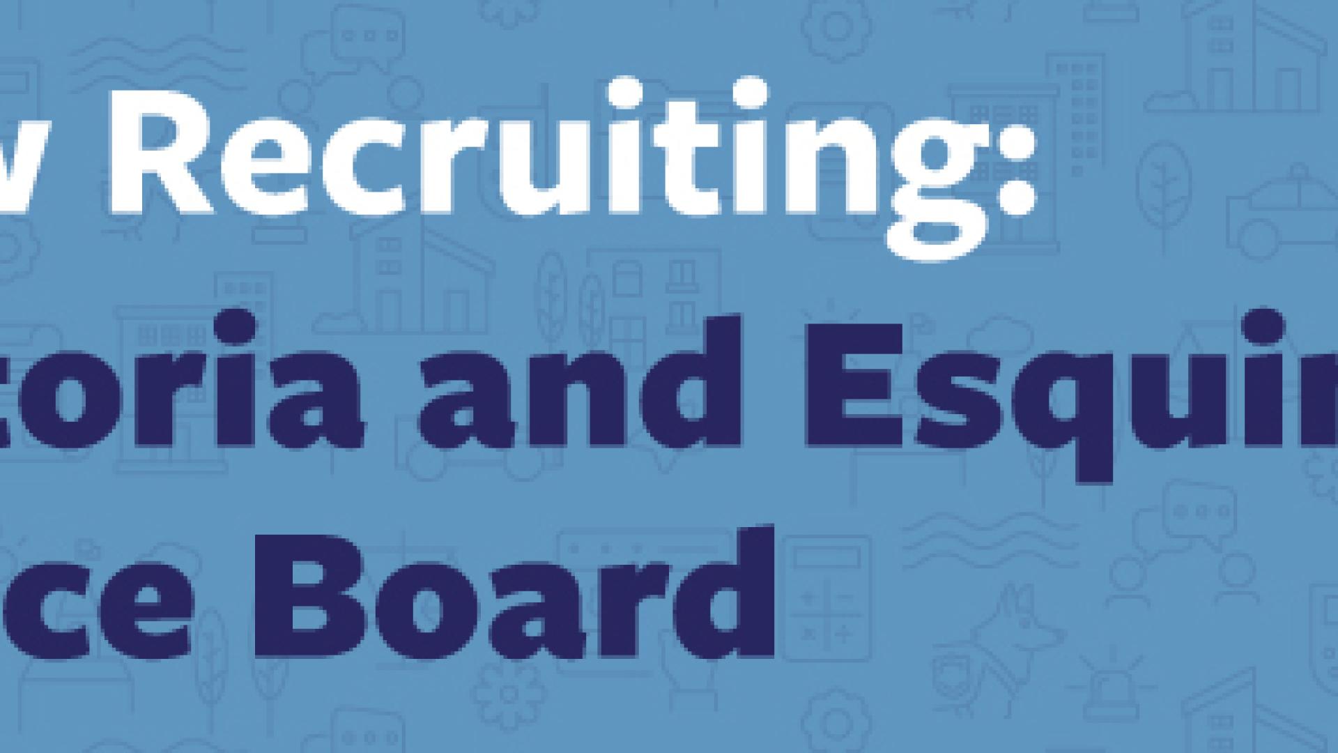 Now Recruiting: Victoria and Esquimalt Police Board | City of Victoria